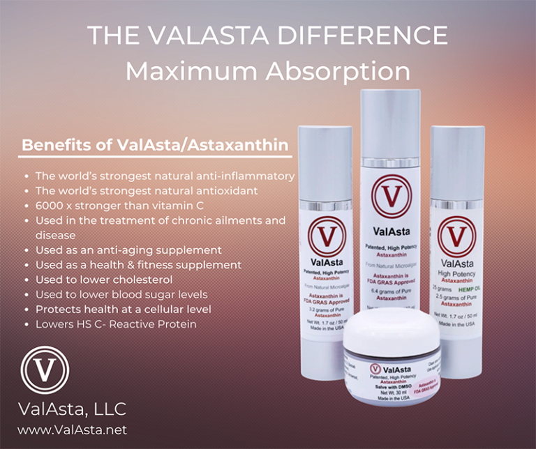 ValAsta (Astaxanthin) - Powerful Free Radical Fighters